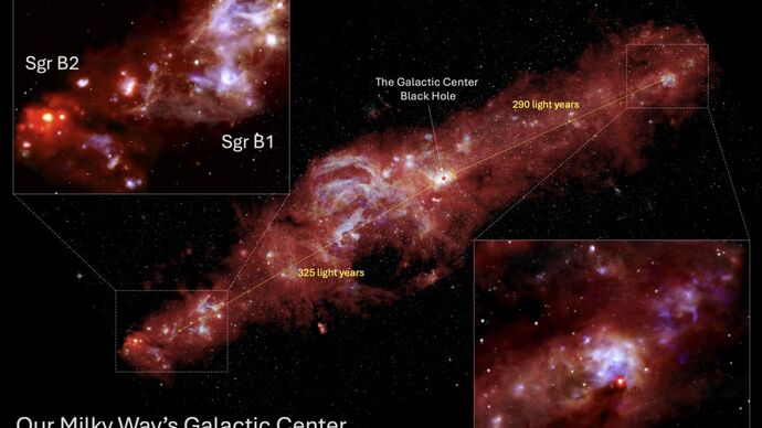 Unusual Stellar Nurseries Near Our Galaxy’s Center Puzzle Scientists | IPAC